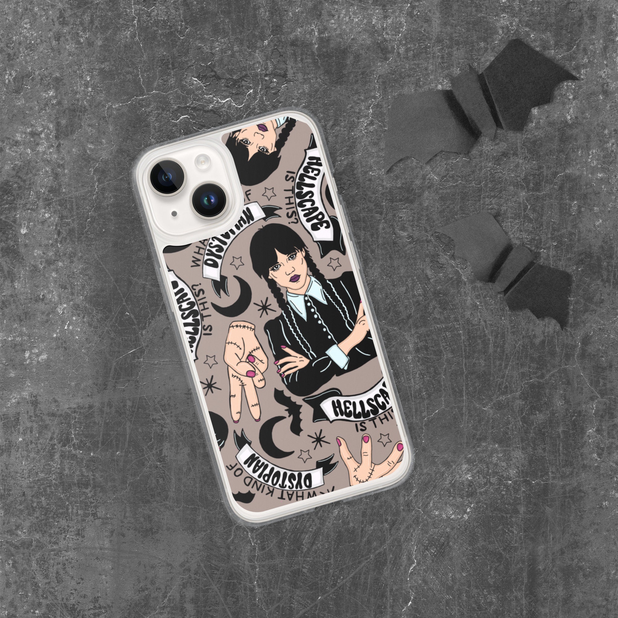 Nevermore Academy - Wednesday Addams Phone Case - Wednesday TV Series ...