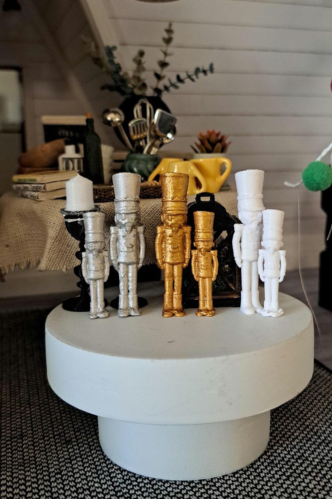 Miniature Dollhouse Christmas Nutcracker Set: 1/12 Scale Decor - Etsy