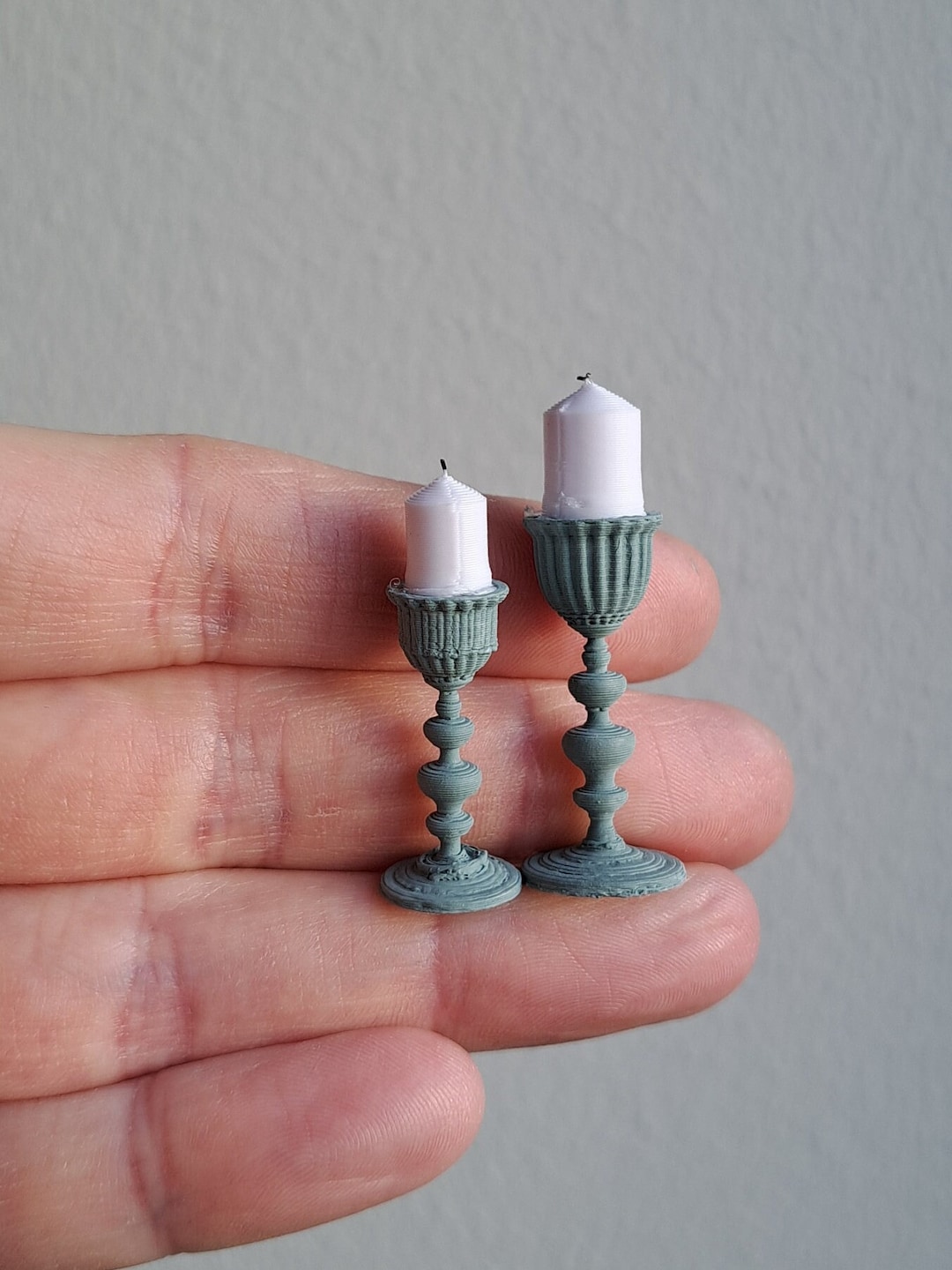 1:12 Miniature Dollhouse Candle Pillars Home Farmhouse Decorating Dolls ...