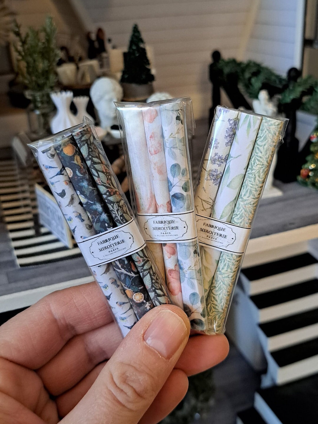 Miniature Dollhouse Wrapping Paper Home Decor Dolls House Decorating ...