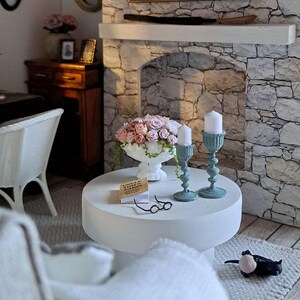 1:12 Miniature Dollhouse Candle Pillars Home Farmhouse Decorating Dolls ...
