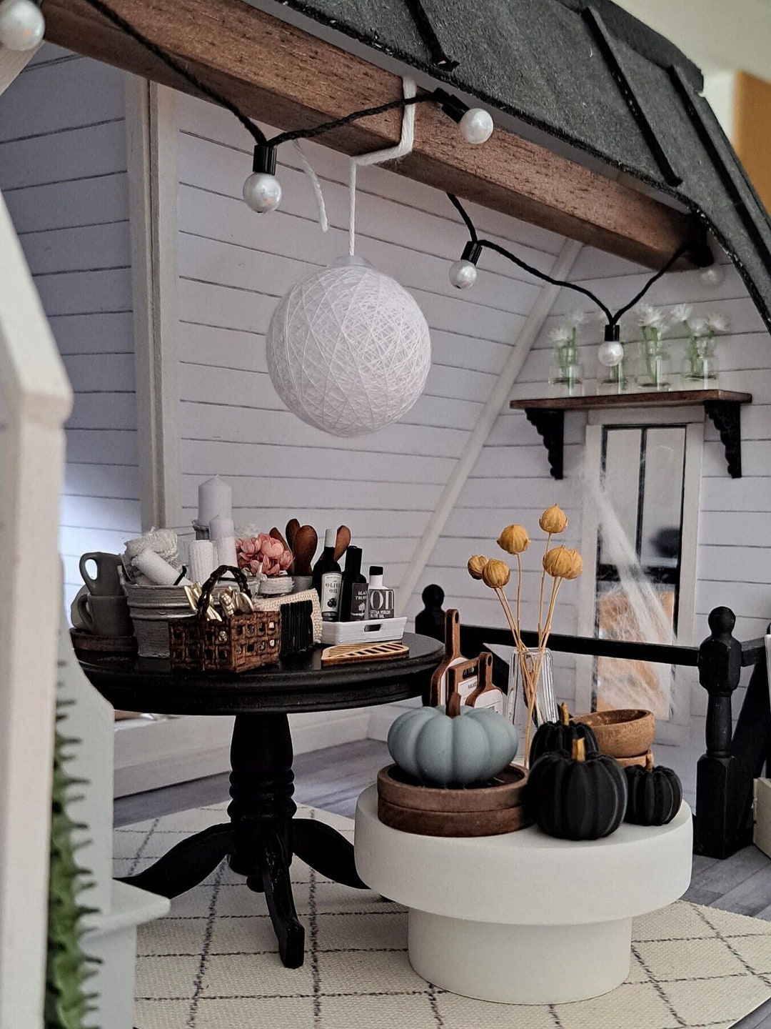 Miniature Dollhouse Light String Ball Decor Home Decoration Dolls House ...