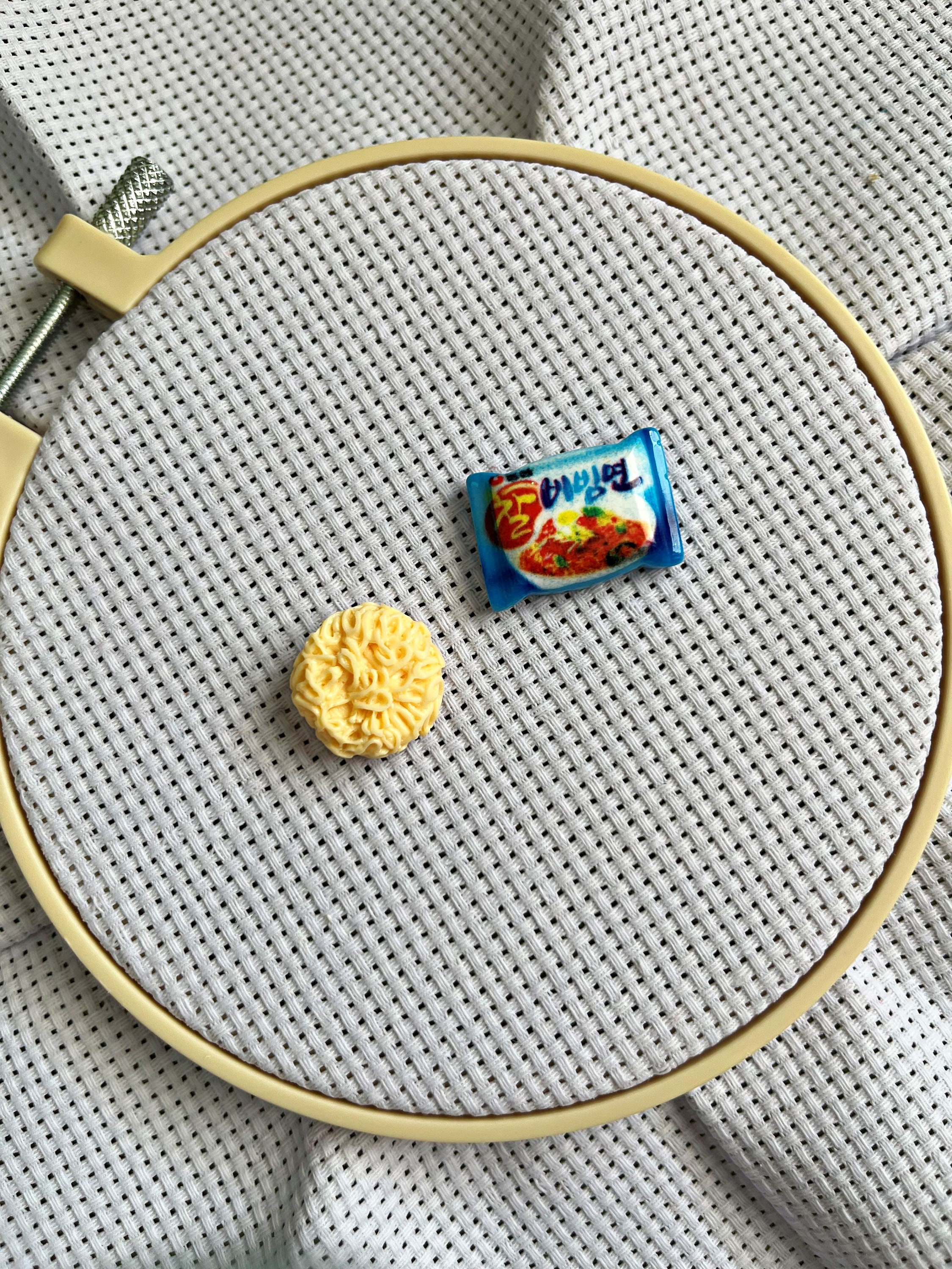 Ramen Needle Minder, Magnetic Needle Minder, Gift, Cross Stitch, Magnet ...