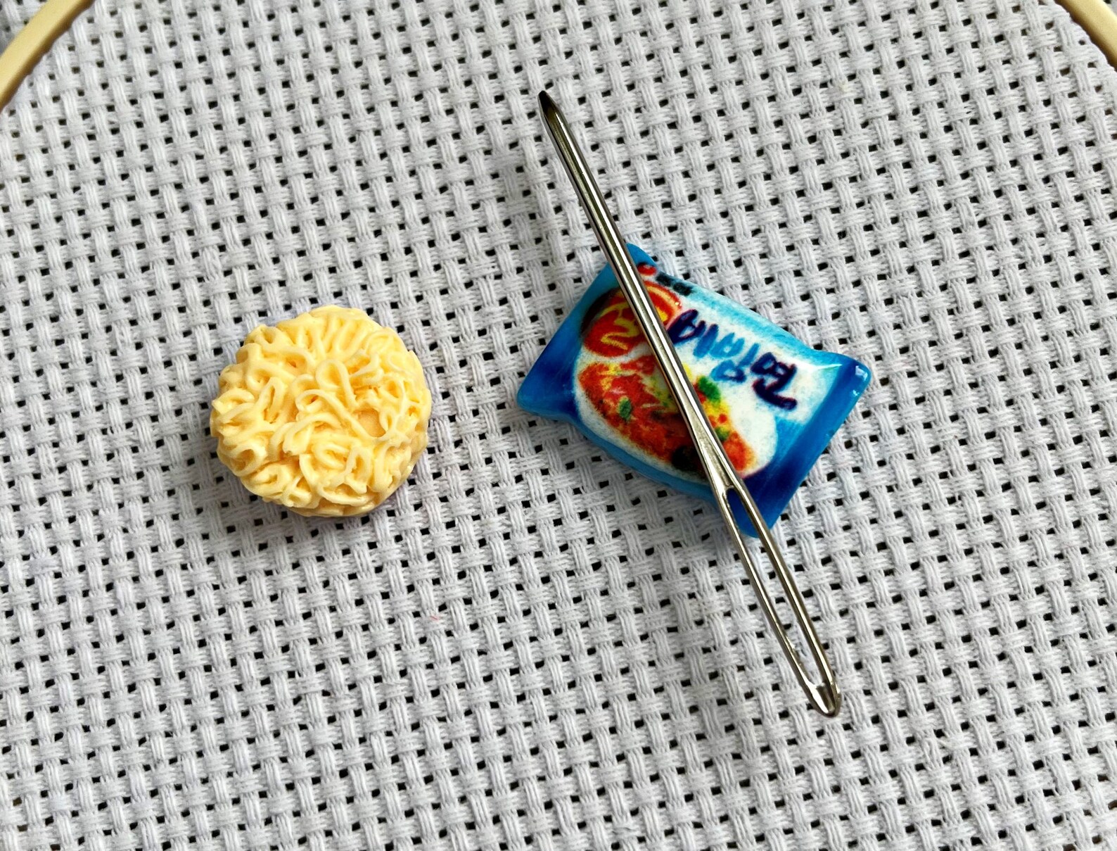 Ramen Needle Minder, Magnetic Needle Minder, Gift, Cross Stitch, Magnet ...