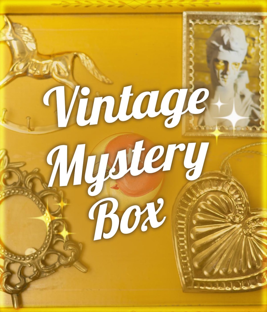 Curated Vintage Mystery Box | Retro Variety Bundle Surprise Assortment ...