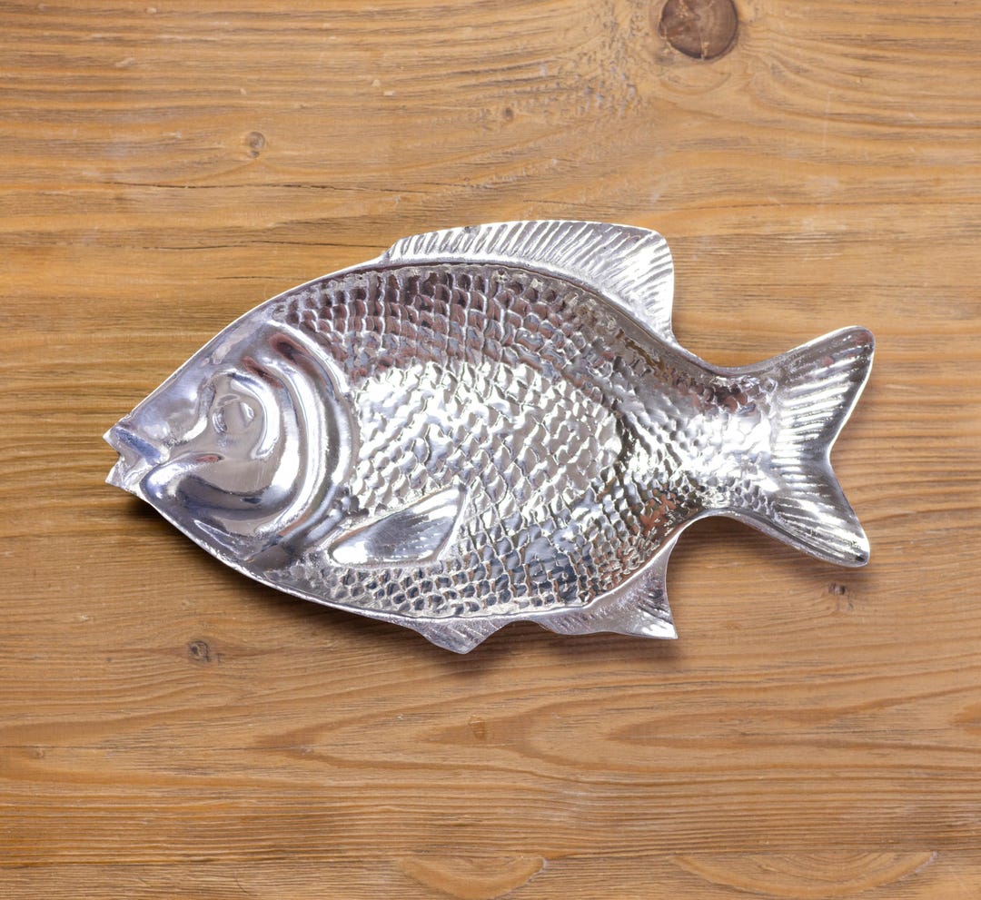 Vintage Aluminum Metal Fish Tray Platter - Etsy