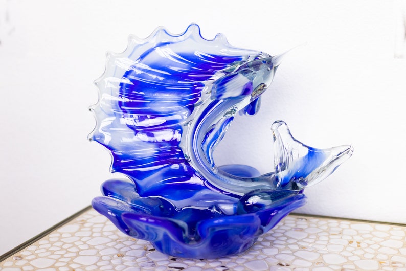 Vintage Murano Art Glass Swordfish / Decorative Collectible - Etsy