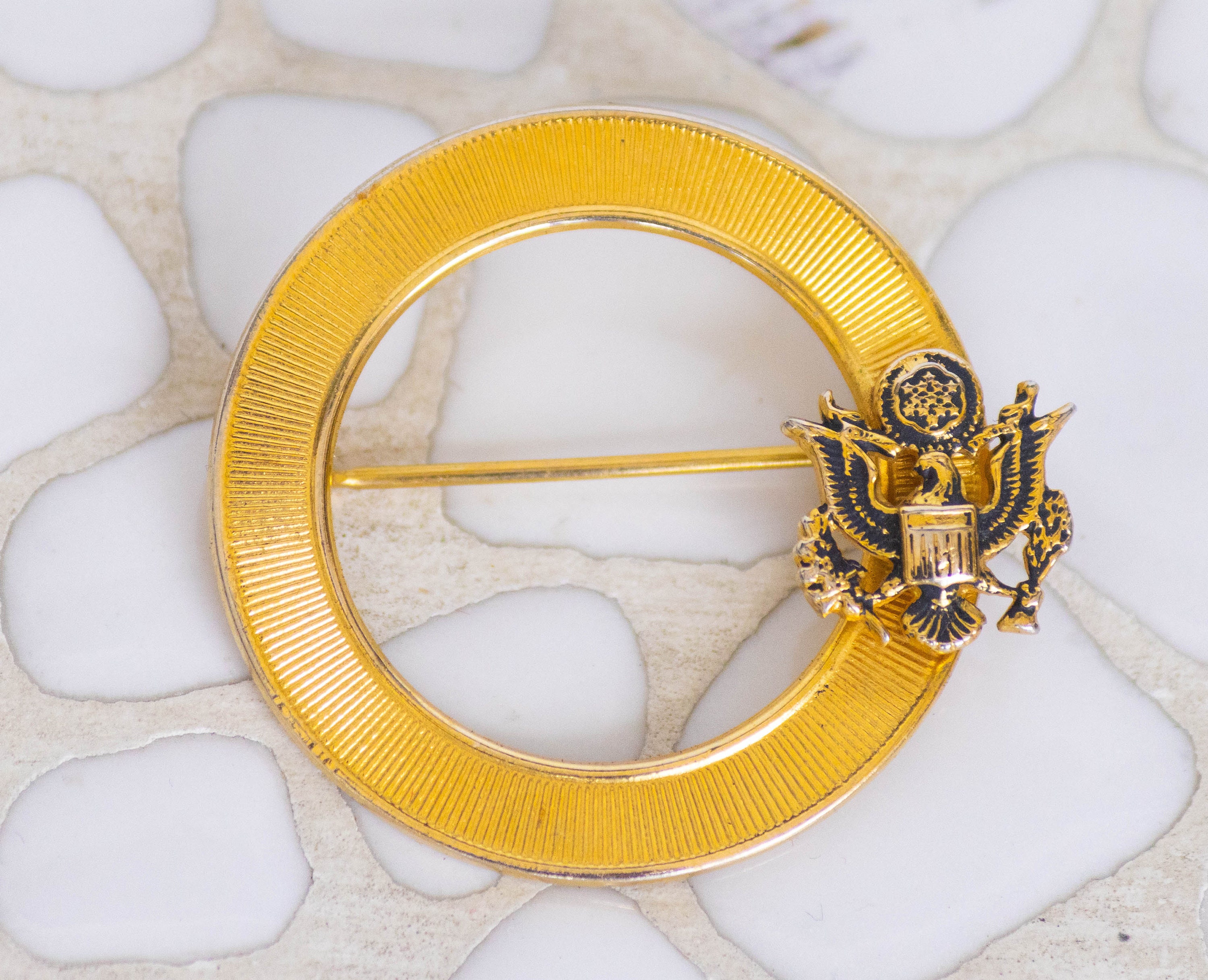 US Army Eagle Pin - Etsy