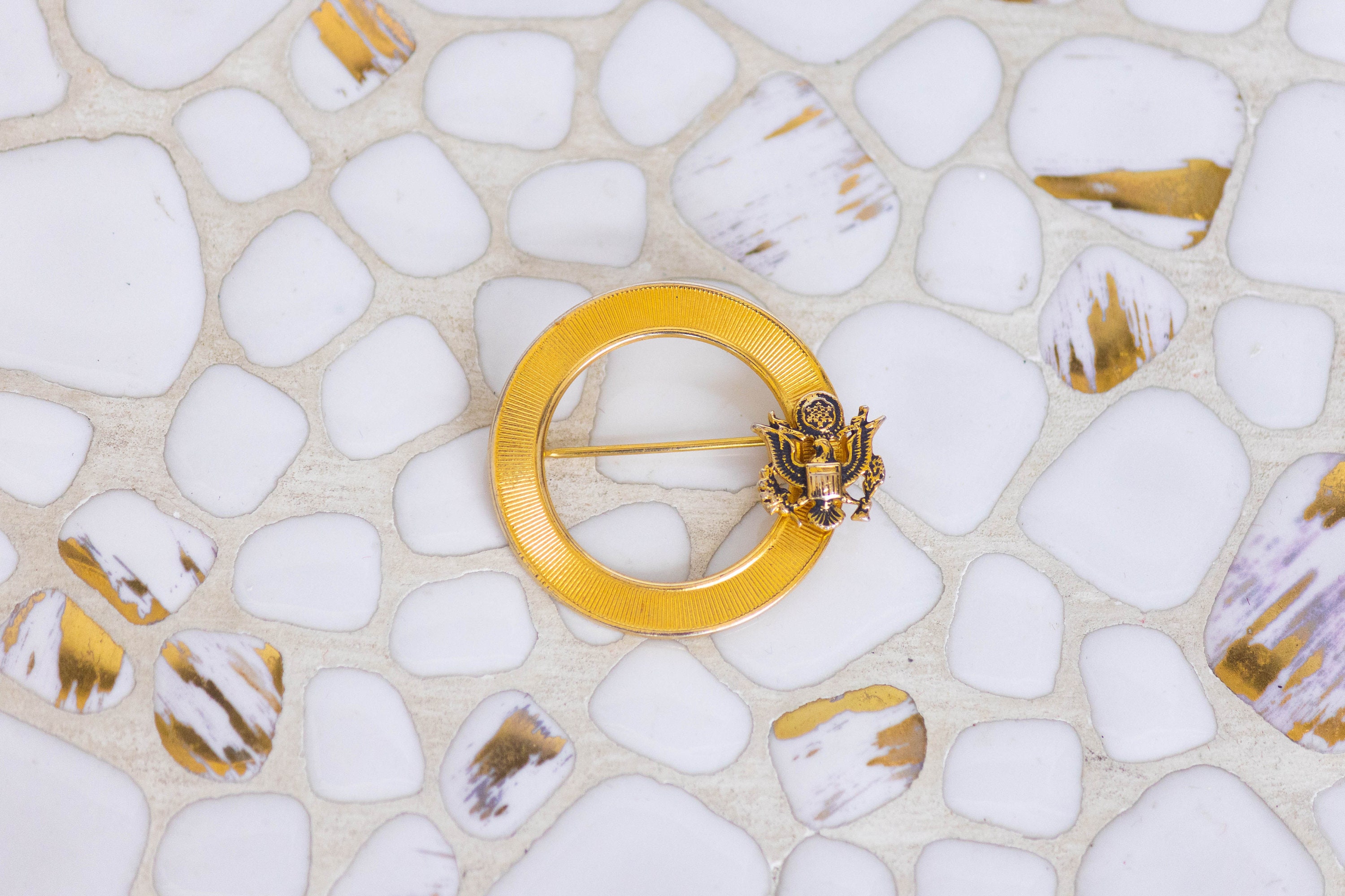 US Army Eagle Pin - Etsy