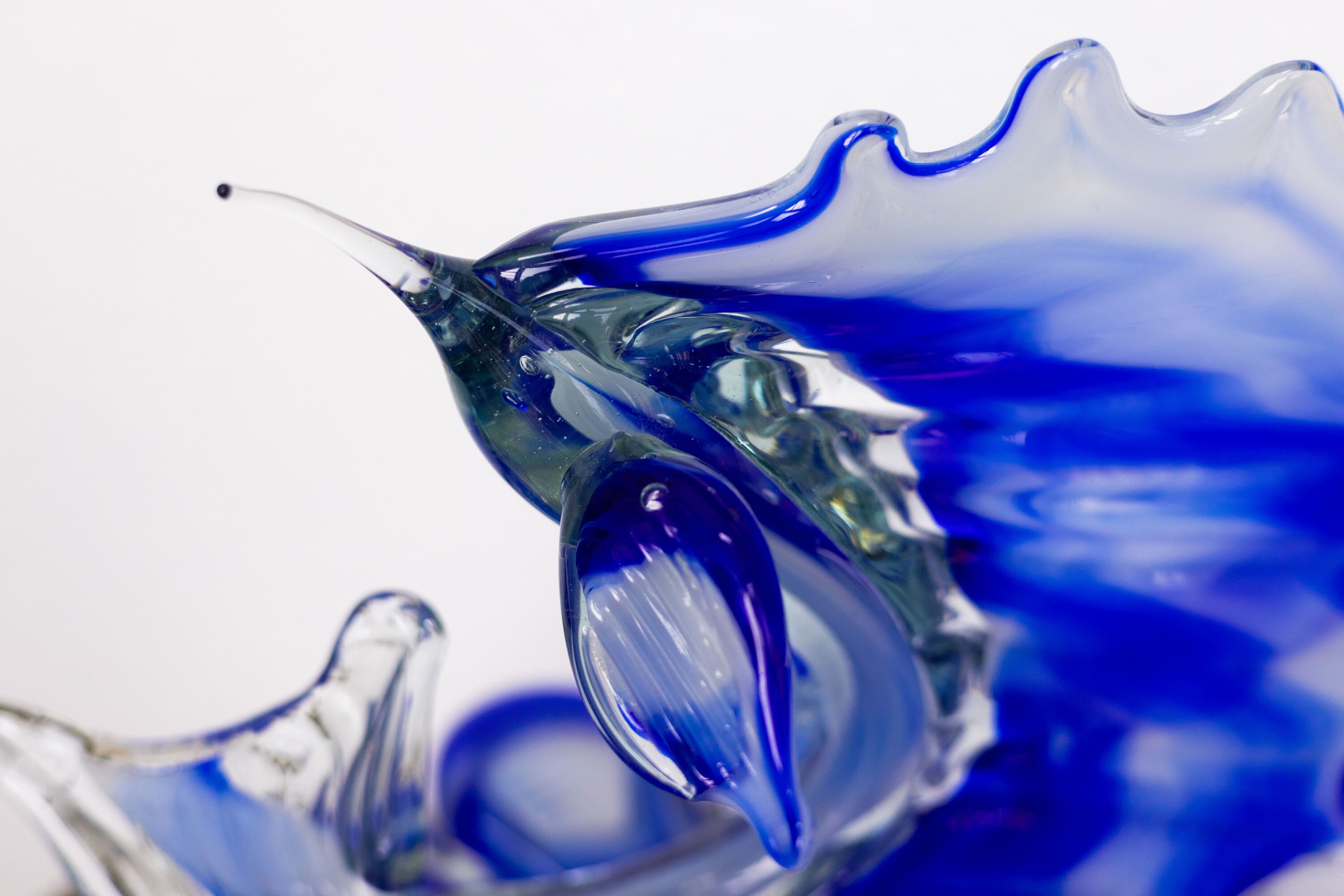 Vintage Murano Art Glass Swordfish / Decorative Collectible Glassware ...