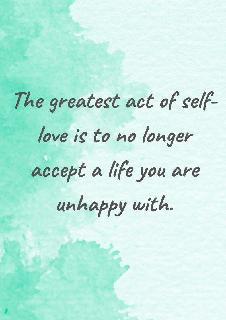 Self-love Wall Art - Etsy