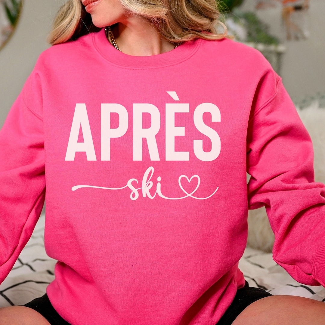 Retro Apres Ski Sweatshirt, Apres Ski Sweater, Weekend Ski Trip, Gifts for Skier or Snowboarder ...