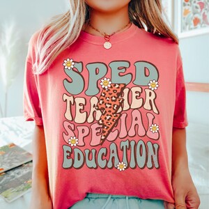 SPED Teacher Shirt Teacher Appreciation Gift Special Ed Teacher T ...