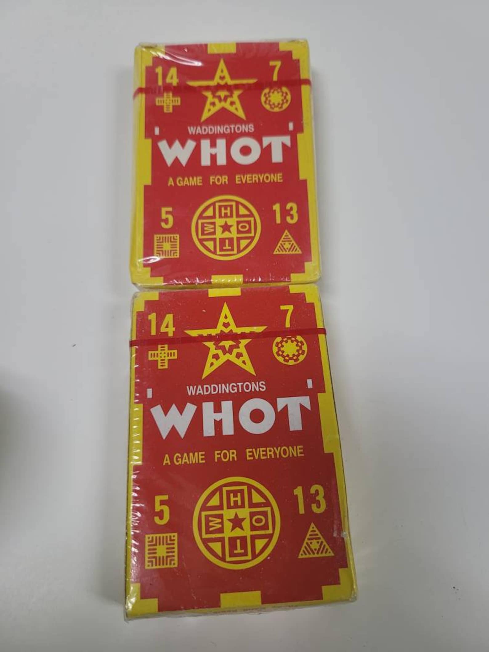 2 PACKS Waddingtons Whot Card Game. Game Card Waddington. FREE SHIPPING ...