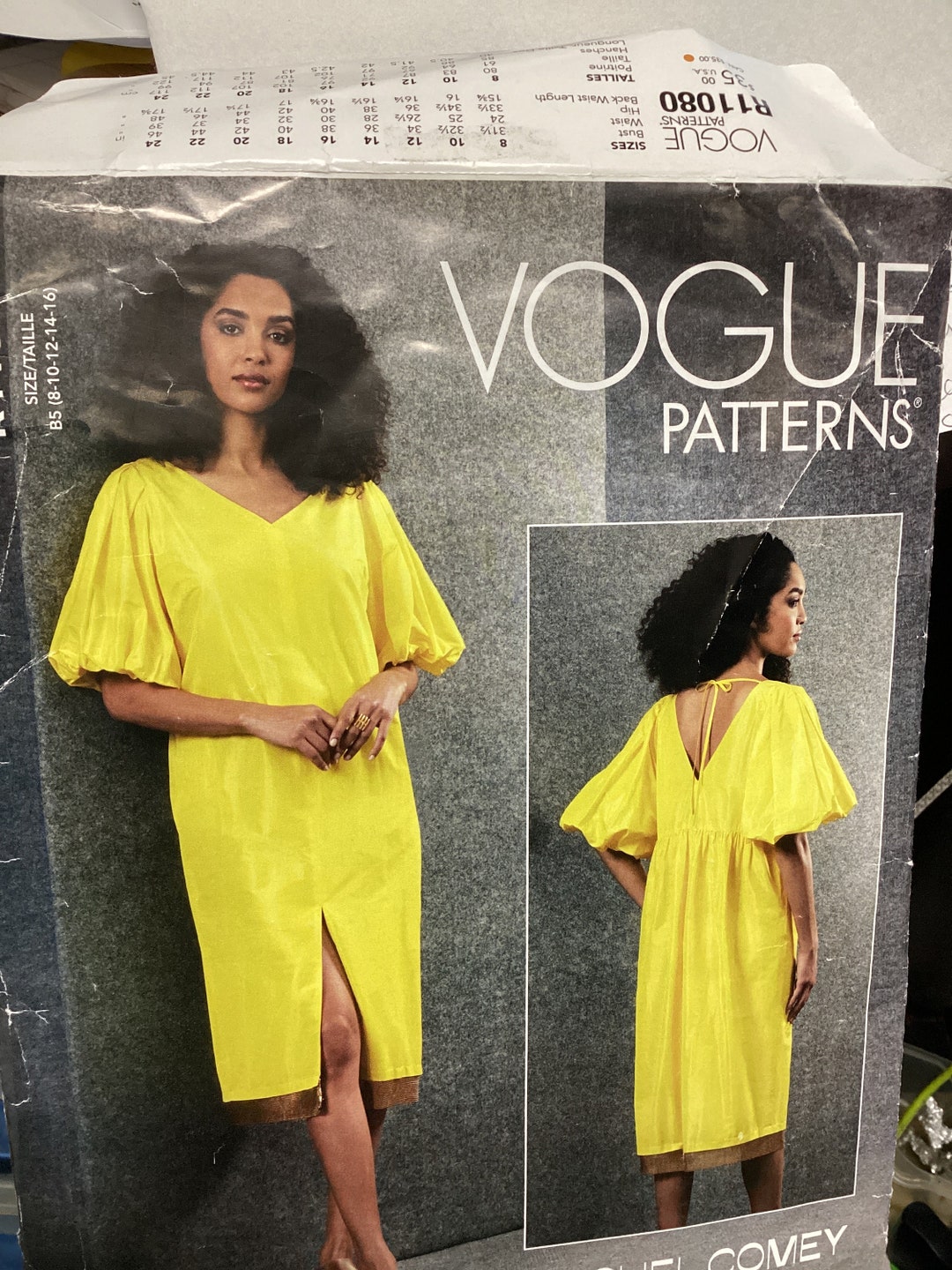 Vogue R11080/1798 Rachel Comey Designer Dress Sewing Pattern UNCUT Size ...