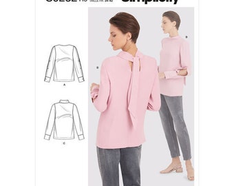 Uncut Simplicity Sewing Pattern 10182 8920 S8920 Misses' Tops Size 6-8 ...