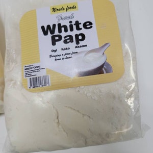 Nigerian Homemade Ogi. Frozen Pap. Fresh Yellow Pap. Ogi. Akamu White ...