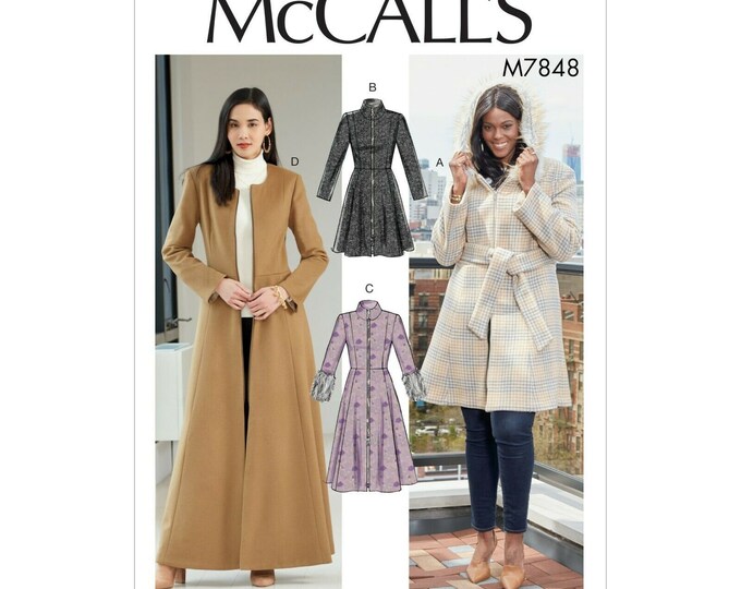 Mccall's M7848 Sewing Pattern Jacket, Winter Coat - Etsy