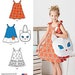 Simplicity 8102 Girl's Cat Tote Bag and Sundress Sewing Pattern, Sizes ...