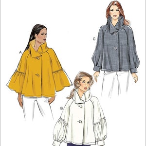 Vogue V9347Y Very Easy Women's Swing Top Sewing Patterns, Sizes L-xxl ...