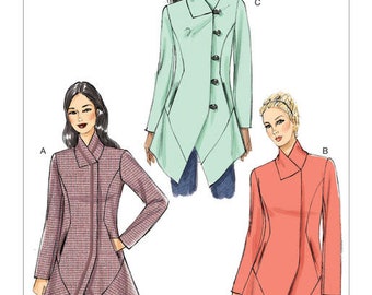 Uncut Vogue Sewing Pattern 9212 Lined Jacket Size 6 8 10 12 14 or 14 16 ...