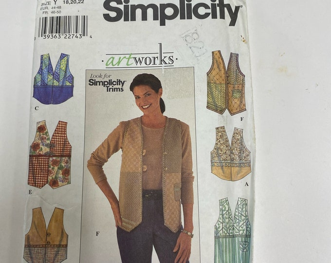 Pattern Vintage 1970s Misses' Designer Short One Piece Dress Simplicity ...