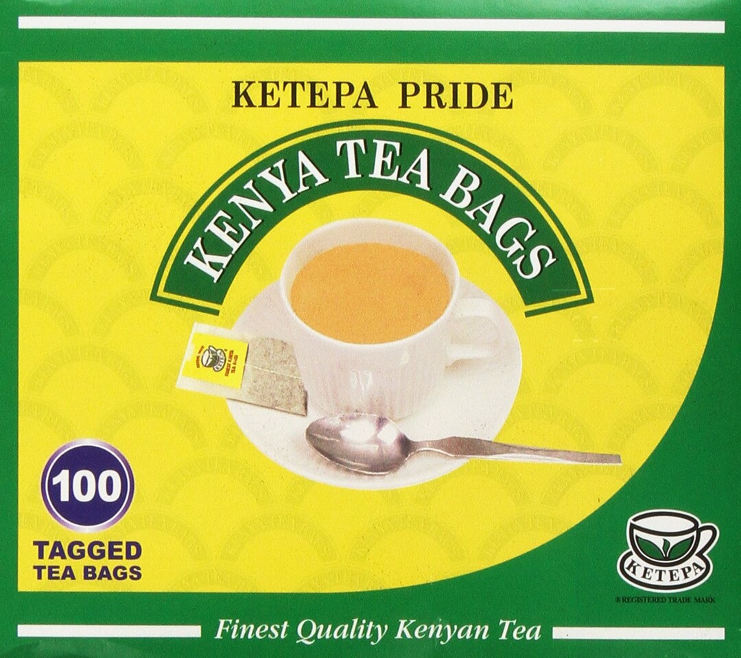 Ketepa Pride Tea, Untagged Tea Bags - 1 Pack, 100 Tagless. KENYAS ...