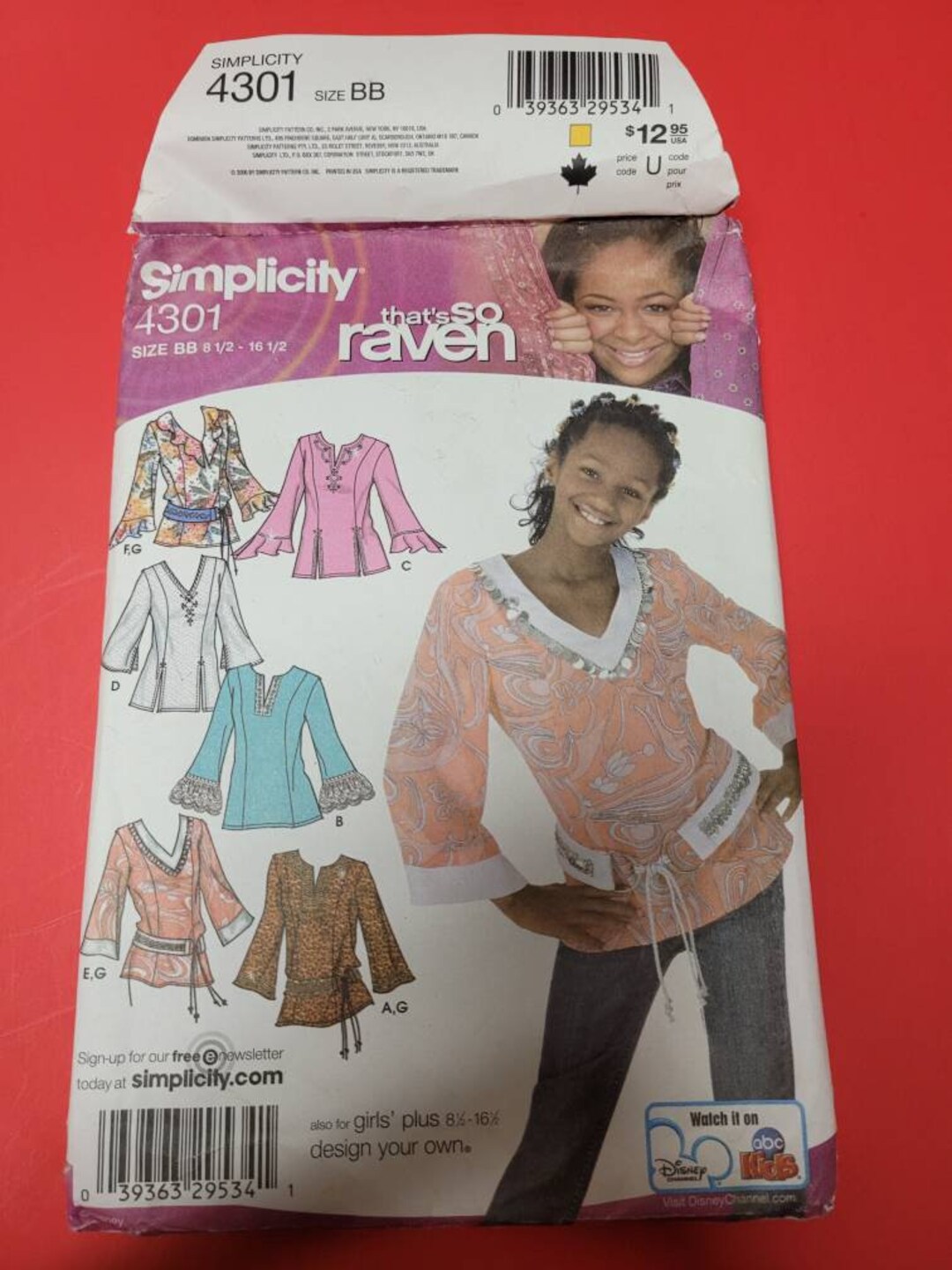 Simplicity Sewing Pattern 4301 Girls Tunic Size 8-16 - Etsy