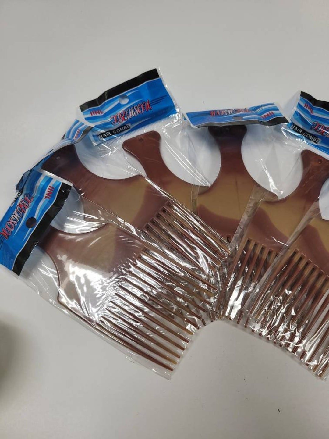 Afro Comb Pocket (6 Pack) All Purpose Comb for All Hair Types. Pack of ...