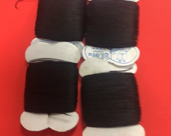 4 PIECES of African Rubber Hair Thread, Black Anango Yarn - Etsy