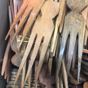 Wooden African Hair Braiding Comb, Ilarun, Parting Comb - (assorted ...