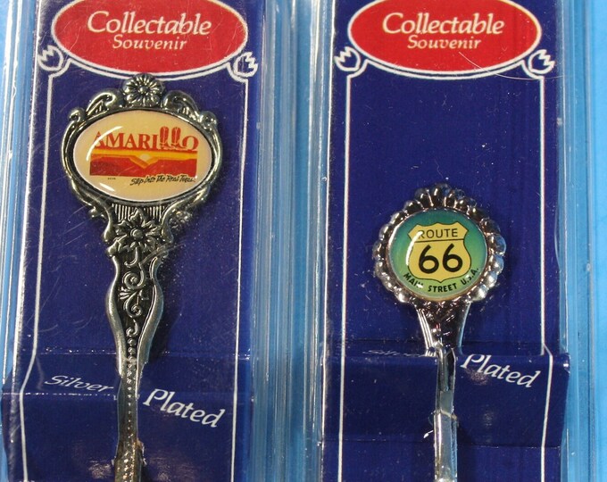 Collectors Route 66 & Amarillo Memorabilia Silver Spoons. I Bought When ...