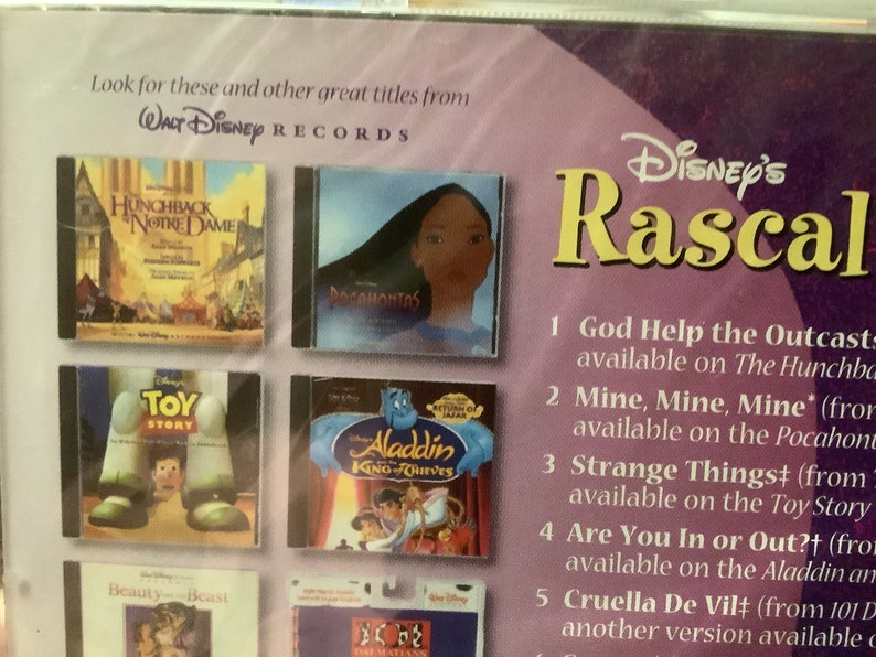 Disneys Rascal Songs Mcdonalds/target Promo V.2 CD. Classic - Etsy