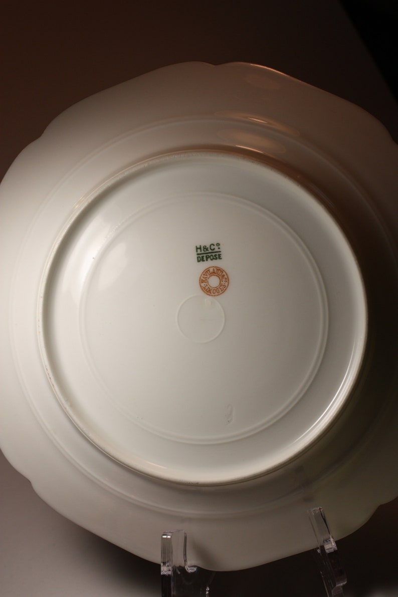 Antique Haviland Limoges H & Co Depose Stunning Dark Blue, Gold and ...