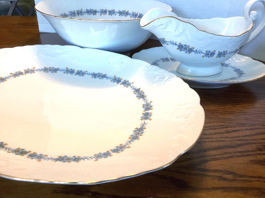 Spal Porcelanas China Serving Set of Portugal.rare, Scalloped, White ...