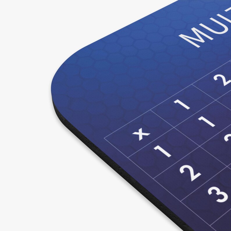 Multiplication Table Mouse Pad - Math Basics Reference, Multiply Chart ...