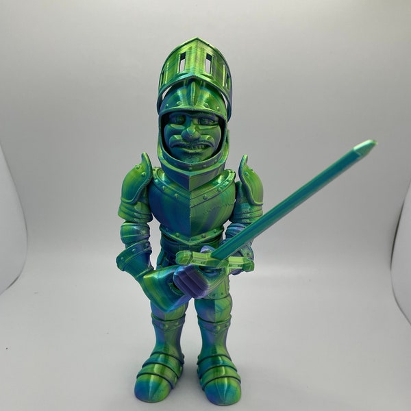 3d Printed Knight Toy - Etsy