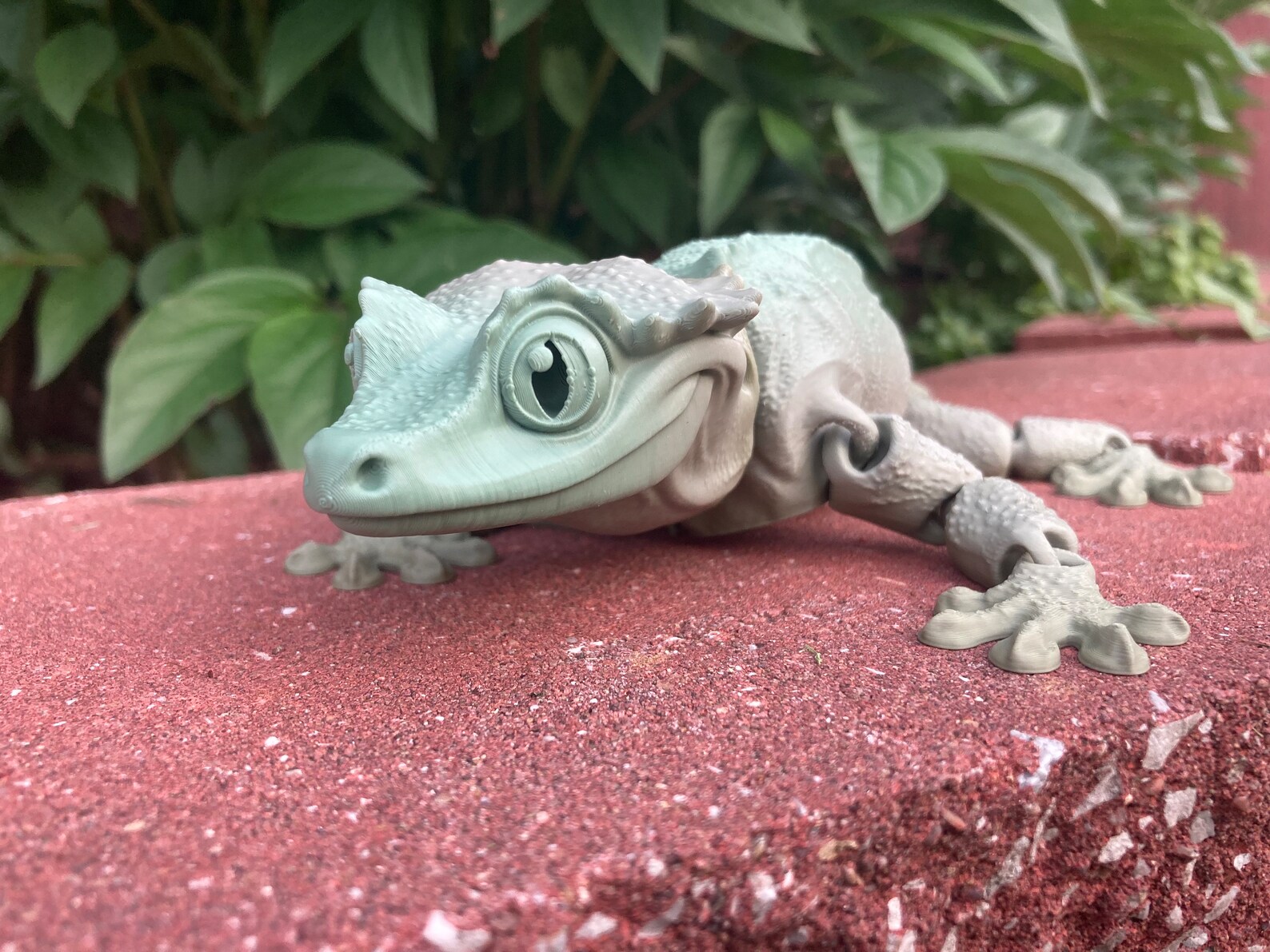 Gecko Decor 3D Printed Gecko Crested Gecko Figit Stress Toy Articulated ...