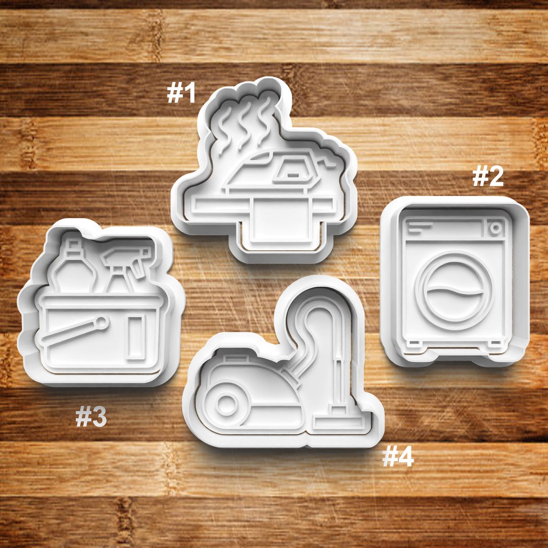 Cleaning Cookie Cutter | Cookie Stamp | Cookie Embosser | Cookie ...