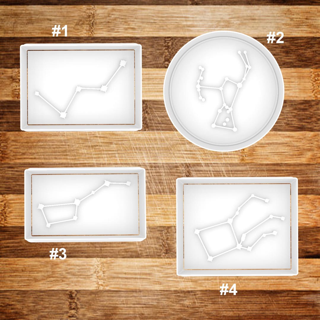 Constellation Cookie Cutter | Cookie Stamp | Cookie Embosser | Cookie ...