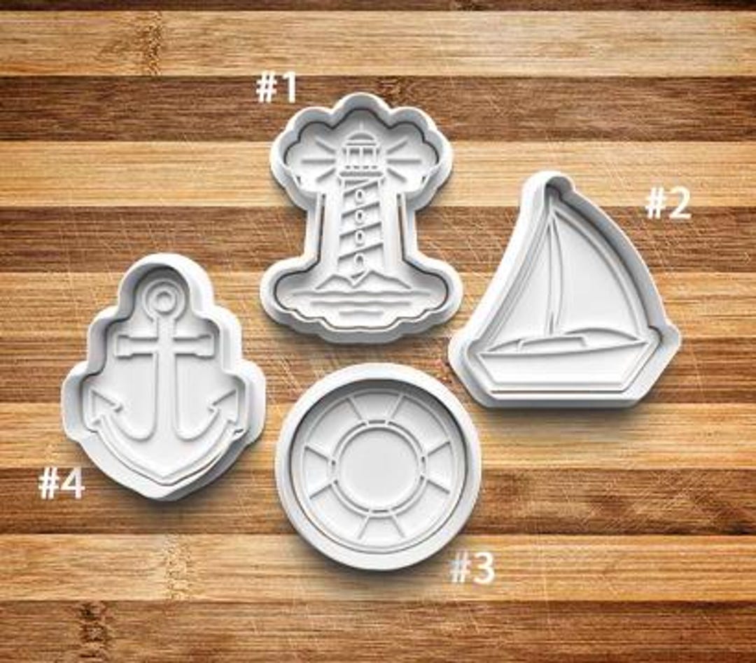 Lighthouse Cookie Cutter | Cookie Stamp | Cookie Embosser | Cookie ...