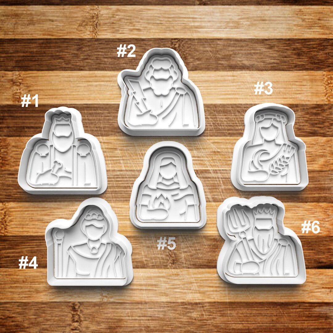 Greek Mythology Cookie Cutter | Cookie Stamp | Cookie Embosser | Cookie ...
