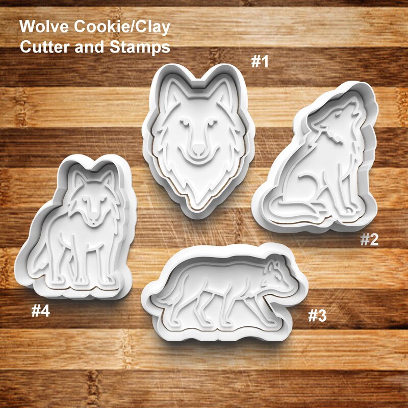 Wolf Cookie - Etsy