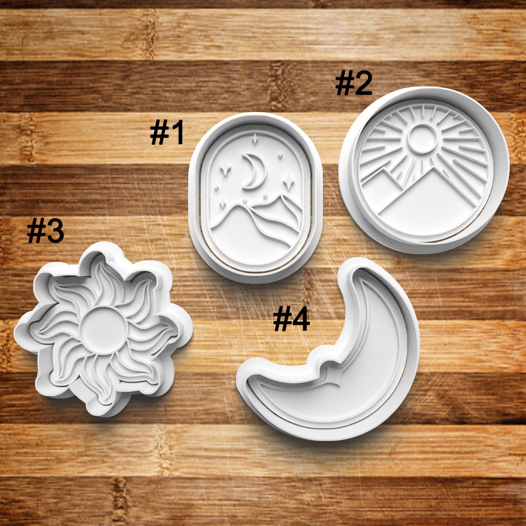 Moon Sun Cookie Cutter | Scenery Cookie Cutter | Cookie Cutter Set | 3D ...