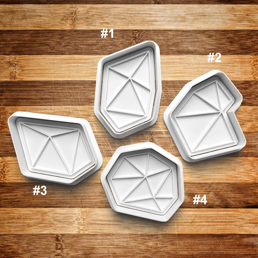 Grid Shape Cookie Cutter | Cookie Stamp | Cookie Embosser | Cookie ...