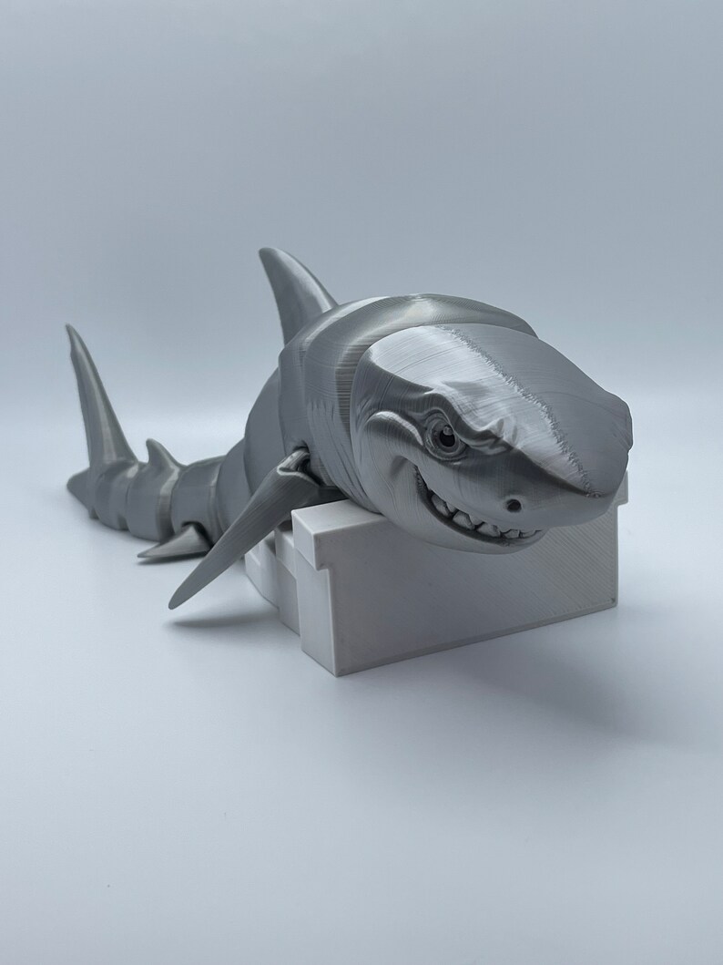 Great White Shark Fidget Toy Shark Desk Toy Shark Adult - Etsy