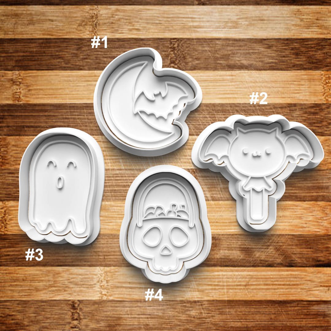 Halloween Cookie Cutter | Cookie Stamp | Cookie Embosser | Cookie ...