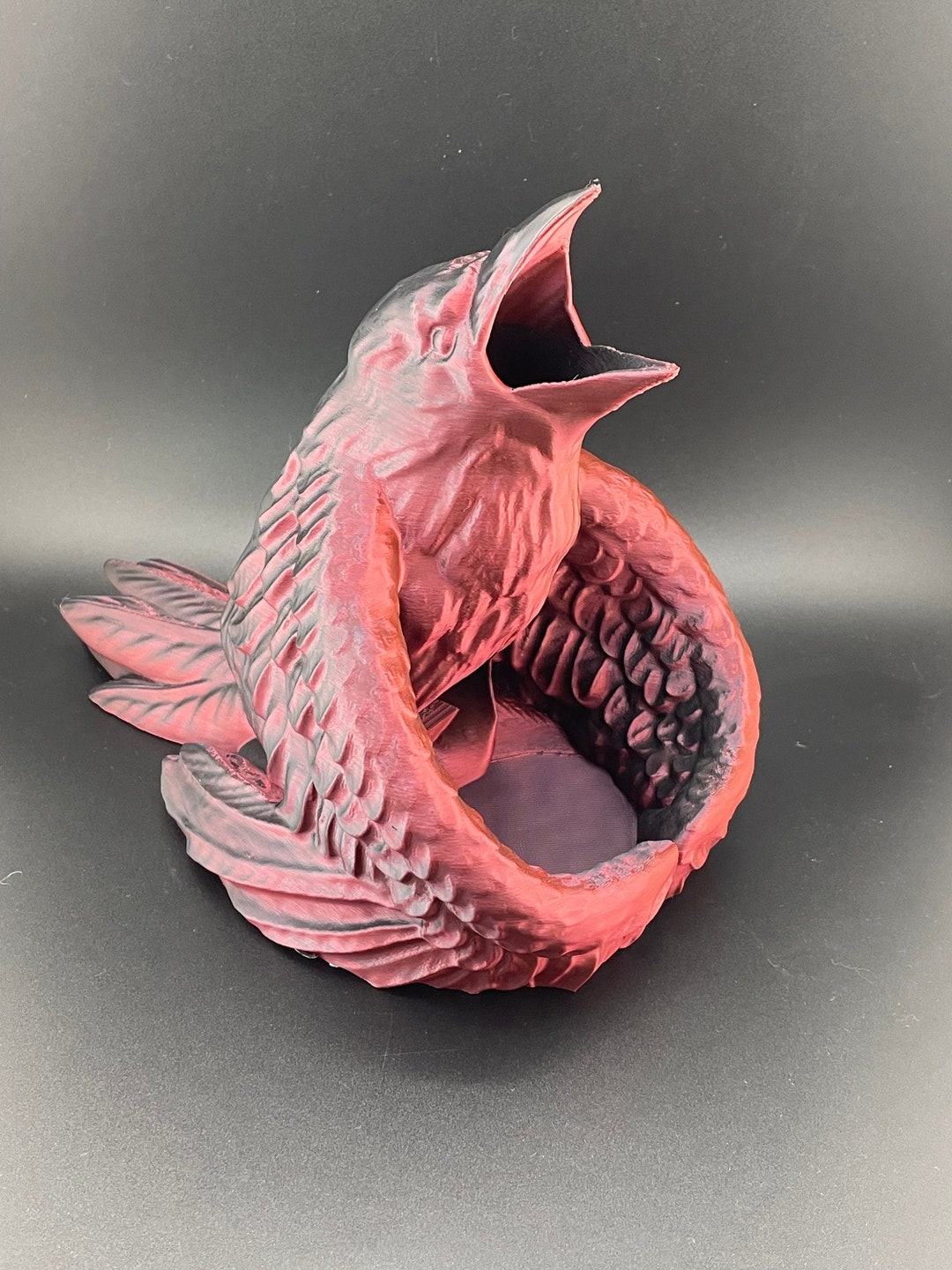 Raven Dice Tower DND Dice Tower 3D Printed Game Dice Game Unique Dice ...