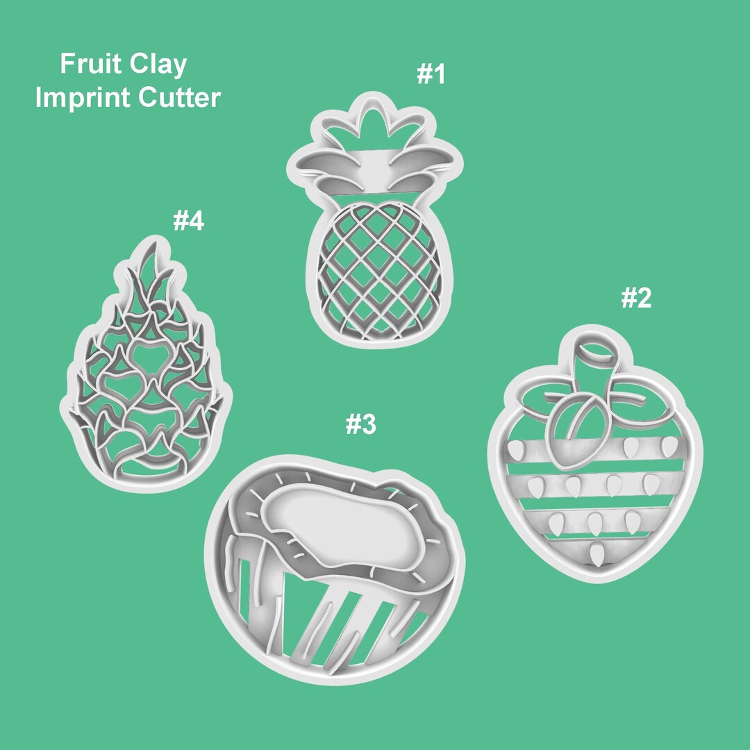 Fruit Clay Cutter | Clay Imprint Cutter | Clay Earring Cutter | Clay ...
