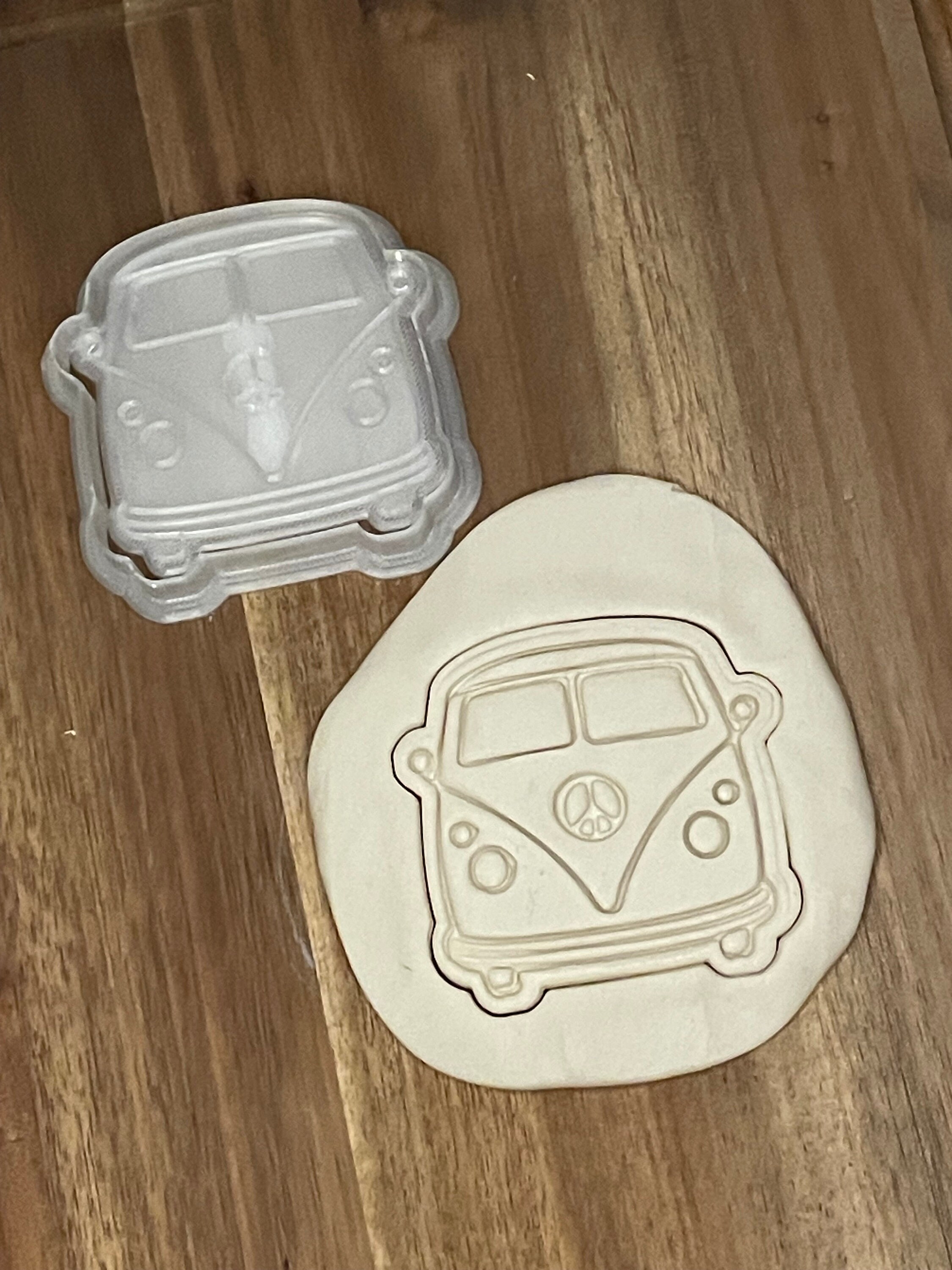Peace & Love Cookie Cutters 3D Printed Cookie Cutter Cookie Stamp VW ...
